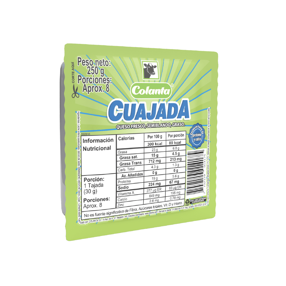 Cuajada Colanta X 250 g - PideColanta